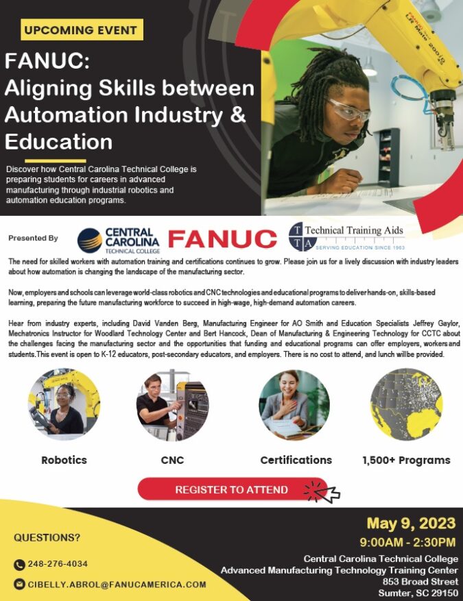 FANUC Workshop: Aligning Skills between Automation Industry & Education ...